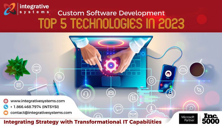 Custom Software Development - Top 5 Technologies in 2023